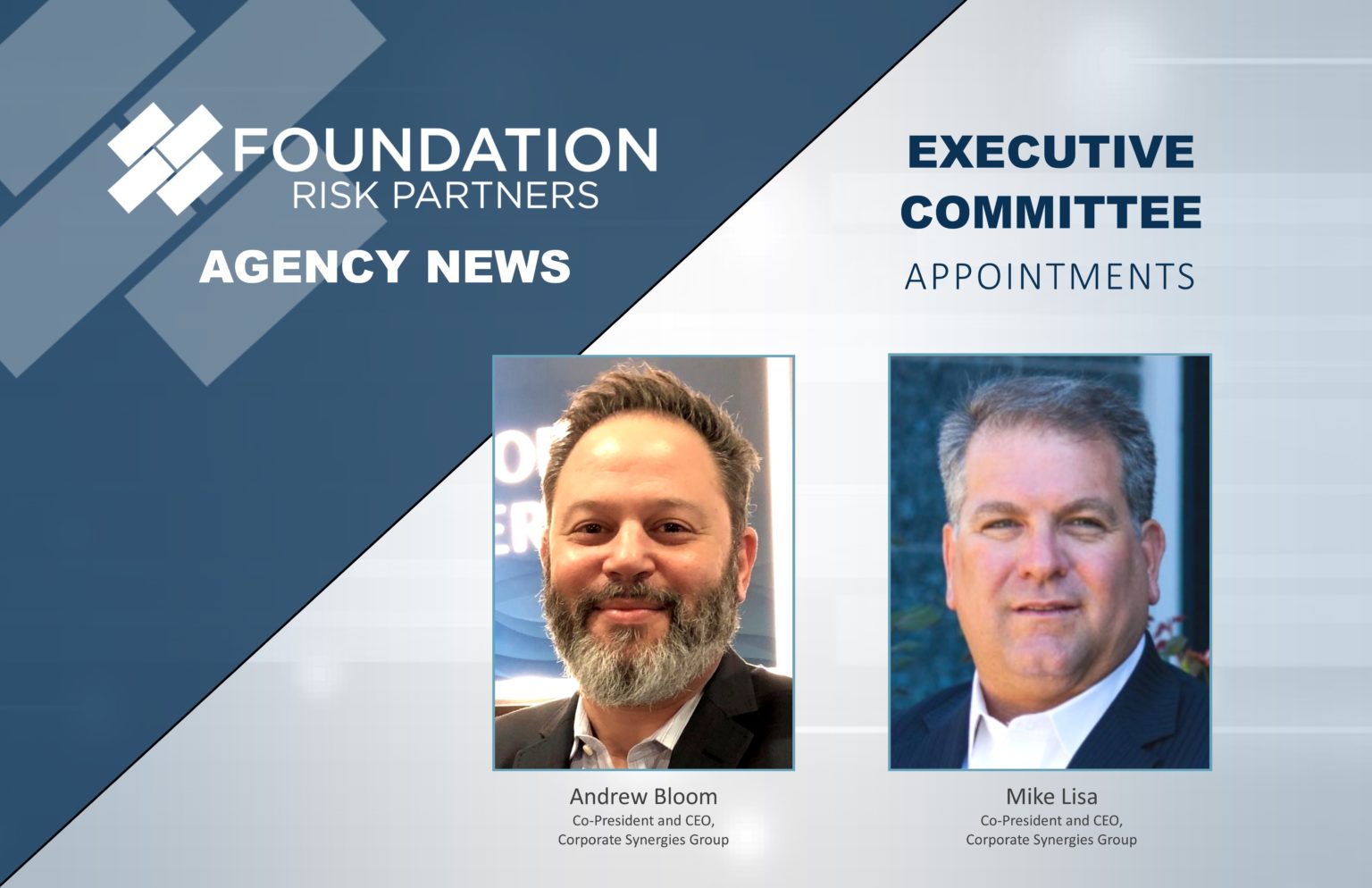 New Executive Committee Appointments | Foundation Risk Partners